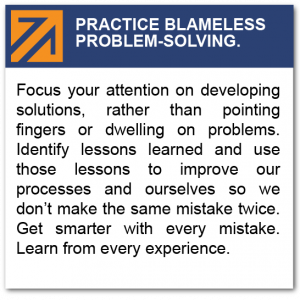 Eliminating the Blame Game