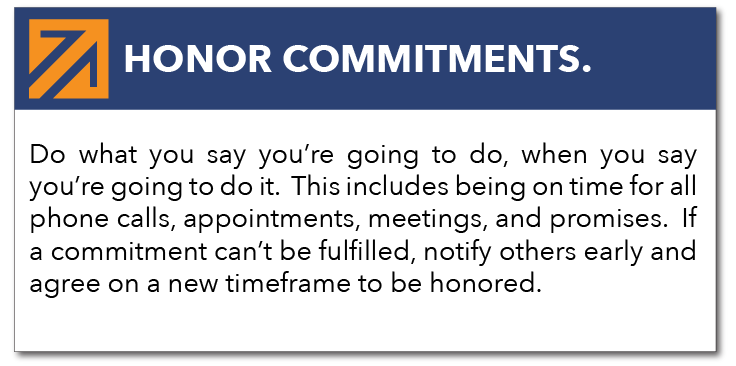 Honoring Commitments